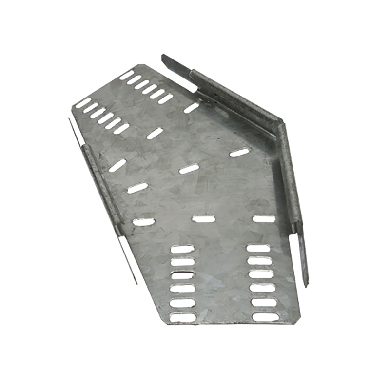 Medium cable tray with flat bends at 45 degree angle. - MIDFIX