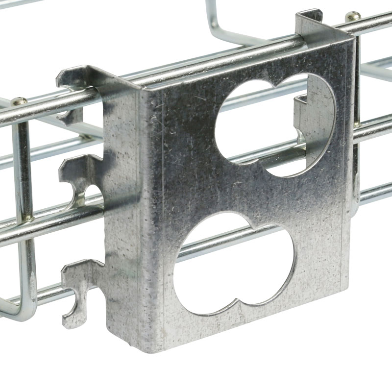 Conduit Plates which can be fixed onto side or base of basket - MIDFIX