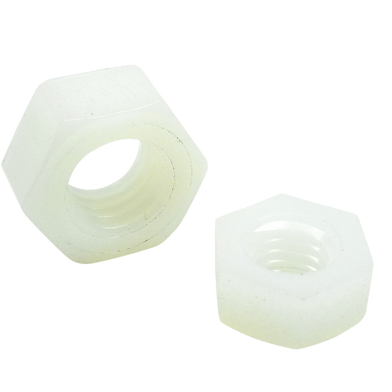 Nylon Full Nuts | M5 - M12 - threaded fasteners - MIDFIX