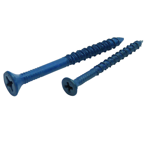 Blue Screws Countersunk | Thread-Cutting Anchors - MIDFIX