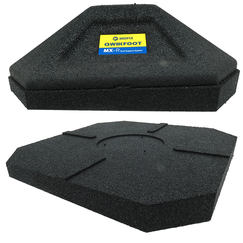 MX-R Qwikfoot Angled Pad - Roof Support System - Feet - MIDFIX